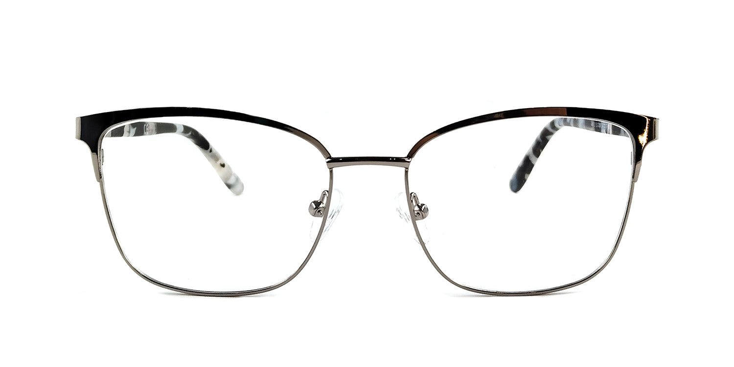 RA446-2N | Women | Shiny Gun | Metal Glasses